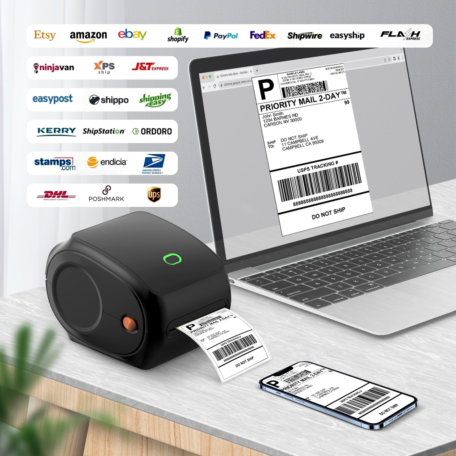 Y468 Label Printer – FlashLabel